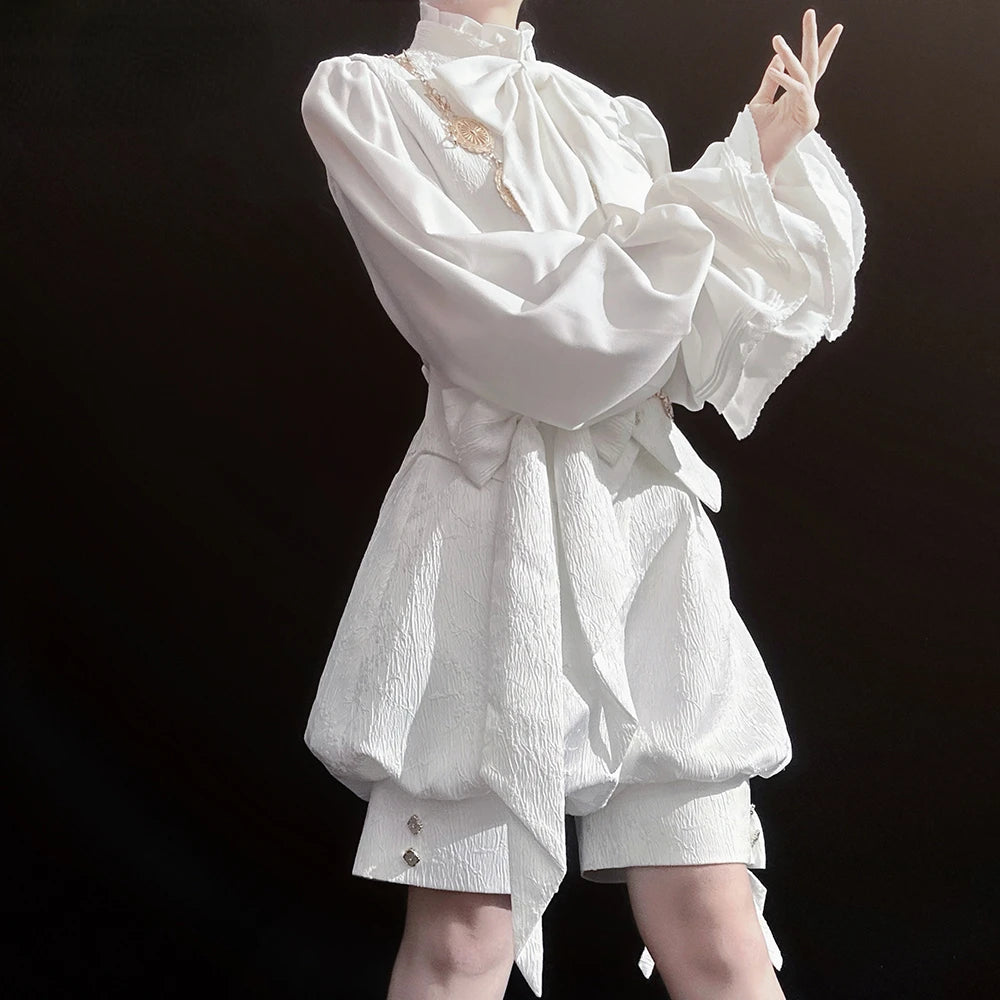 Pre-order Ouji Lolita Vest Cool White Waistcoat by Princess Chronicles ...