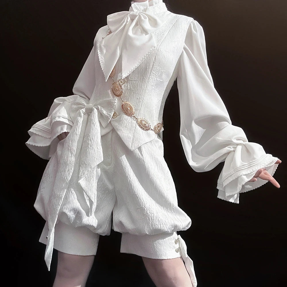 Pre-order Ouji Lolita Vest Cool White Waistcoat by Princess Chronicles ...